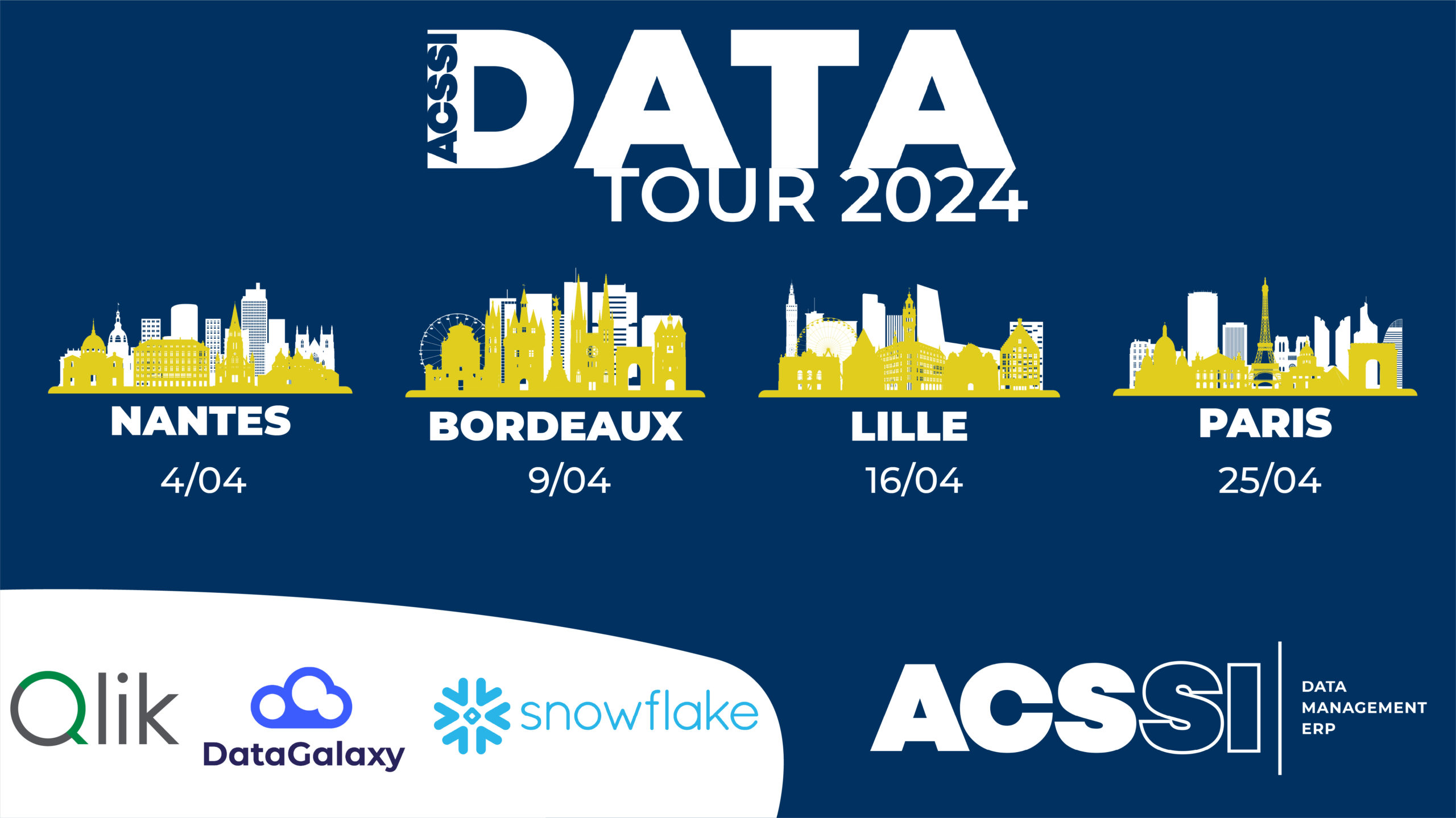 ACSSI Data Tour 2024 à LILLE - PARIS - NANTES - BORDEAUX en avril : l ...