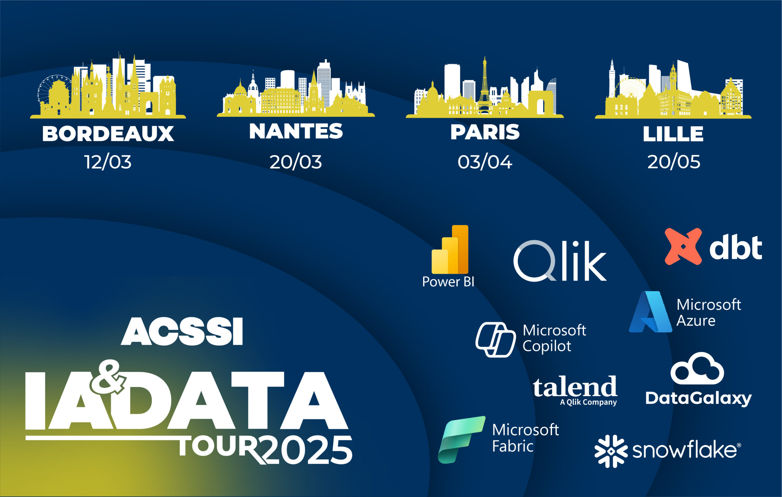 ACSSI DATA TOUR 2025 Bordeaux Nantes Lille Paris - ACSSI - Expert Data ...
